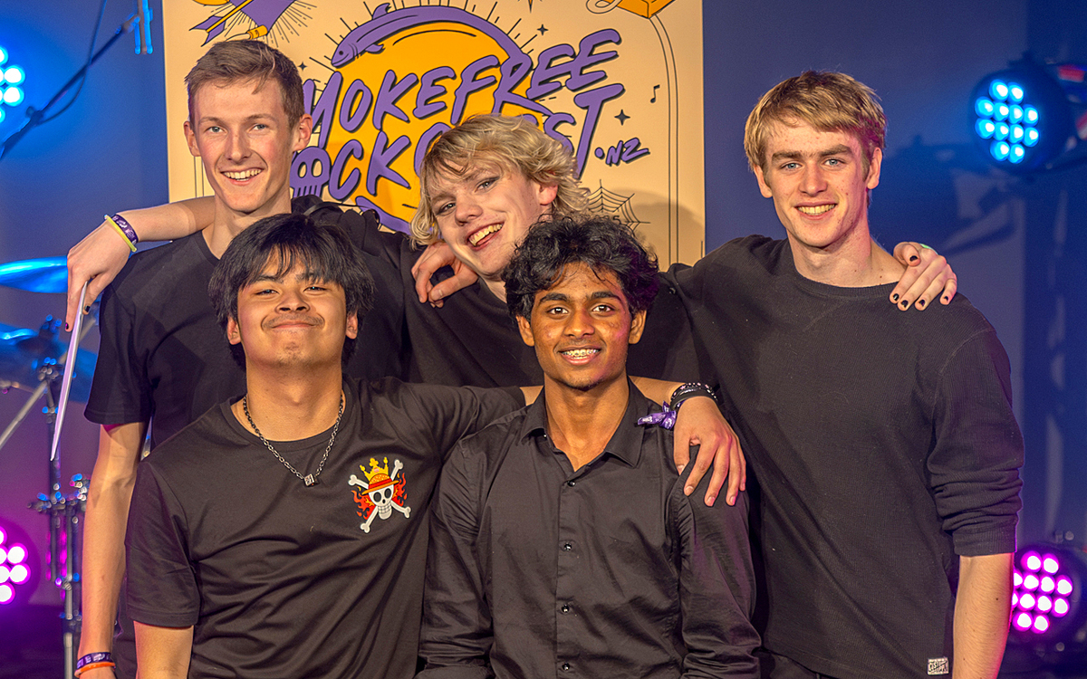 Winton student band takes top honours in this year's Smokefreerockquest